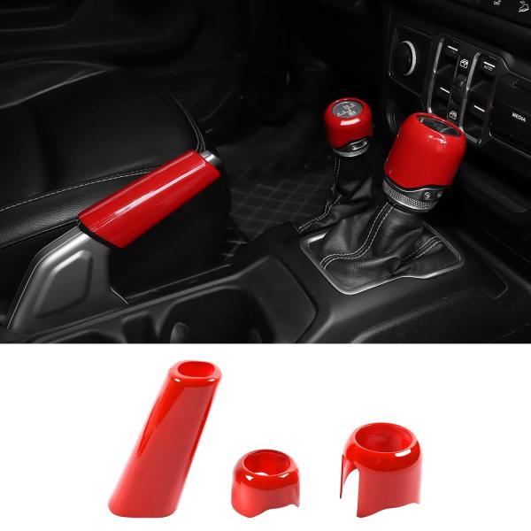 商品名:  RT-TCZ Gear Shift Knob Cover Trim Handbrake Cover Drive Mode Shift Knob Cover Decorative Interior Accessories for ...
