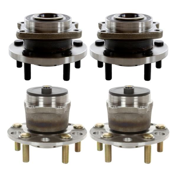 商品名:  AutoShack Set of 4 Front and Rear Wheel Hub and Bearing Assemblys with ABS Replacement for 2007-2010 Chrysler Sebr...