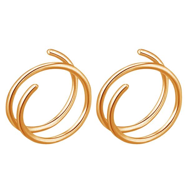 商品名:  1 Pair Double Nose Rings Hoops for Single Piercing Nose Hoop, Stainless Steel Spiral Nose Rings Hoop, Simple Nostr...