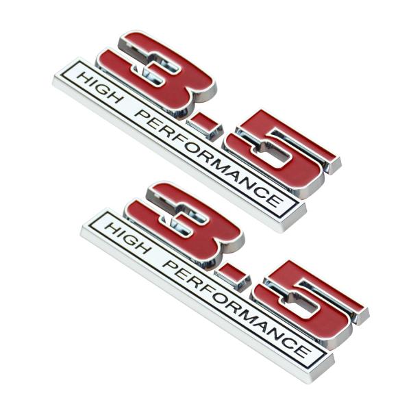 商品名:  2Pc 3.5 High Performance Logo Emblem Badge 3D Decals Stickers Cars Trucks Chrome Black Redブランド: Generic高さ: 16.3cm横...