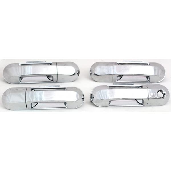 商品名: KarParts360 フォードエクスプローラー スポーツトラック エクステリア ドアハンドル フロントとリア 運転席側 クローム (2007-2010) 運転席側 キーホール付き 助手席側 - | トリム:XLT/リミテッド K...