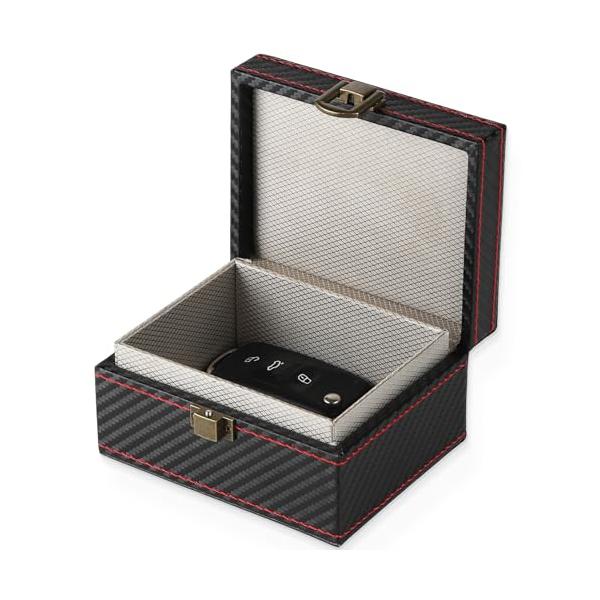 商品名:  Amiss Faraday Box Signal Blocking Box for Car Key, Faraday Key Fob Protector RFID Blocking Cages, Keyless Entry Ca...