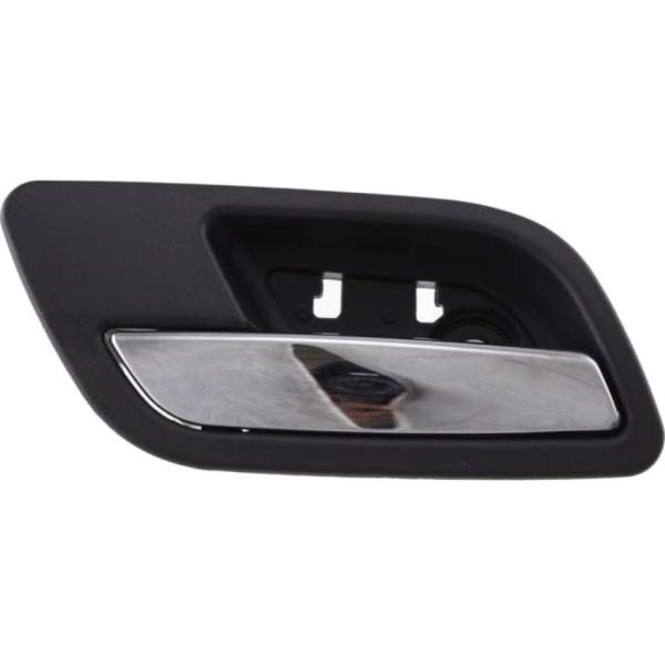 商品名:  For GMC Yukon Interior Door Handle Rear, Driver Side Black Bezel w/Chrome Lever 2007-2014 | Trim: All Submodels | ...