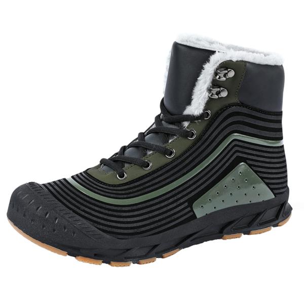 商品名:  SDEQA Mens Winter Snow Boots Lace Up Warm Ankle Boots Lightweight Non-Slip Outdoor Walking Shoes,C,7.5ブランド: SDEQA商...