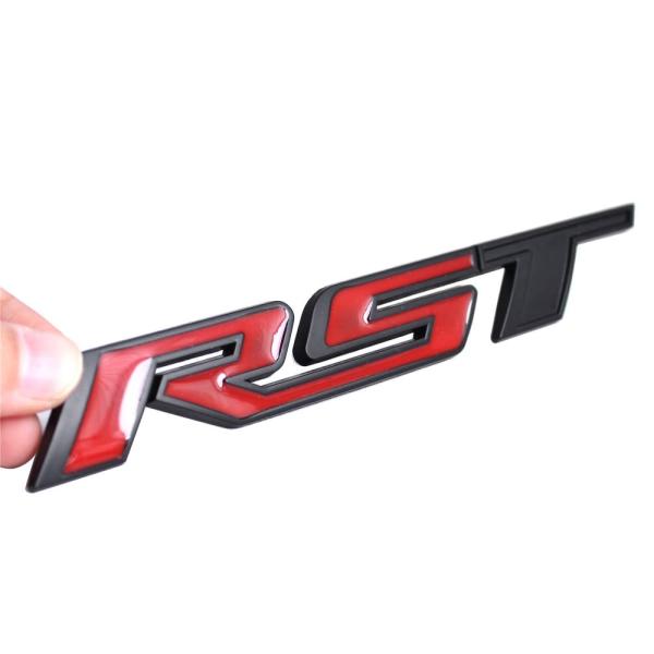 商品名:  1Pc RST Tailgate Emblem Letter Badge Inserts Sticker Replacement for 2019 2020 2021 Silverado 1500 Tahoe Yukon SUV...