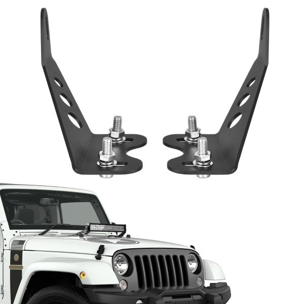 商品名:  YITAMOTOR Hood Mounting Brackets for 22 Inch LED Light Bar Compatible with 2007-2018 Jeep Wrangler JK 2/4 Doors Of...
