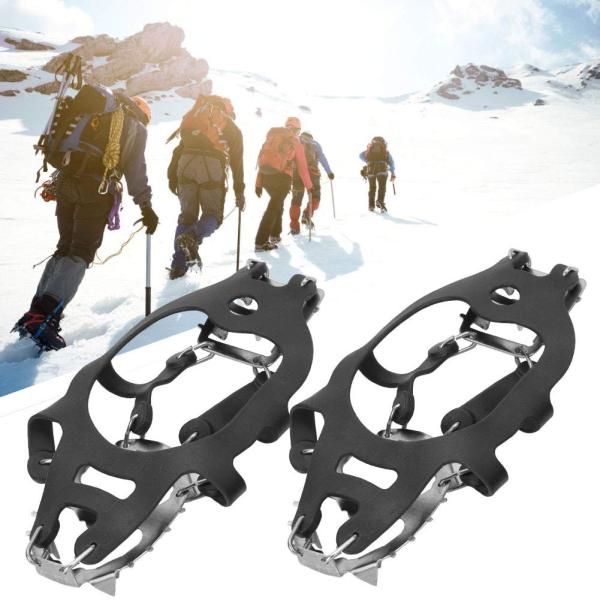 商品名:  Crampons Ice Cleats Traction Snow Grips for Boots Shoes Women Men 18 Teeth Anti Slip Ice Cleat Ice Shoe Grips Spik...