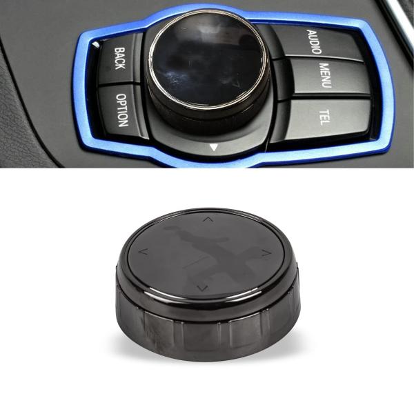 商品名:  Xotic Tech Console Multimedia Knob Switch Button Cover Trim Compatible with BMW 2 3 4 5 7 X3 X4 X5 X6 5-Button iDr...