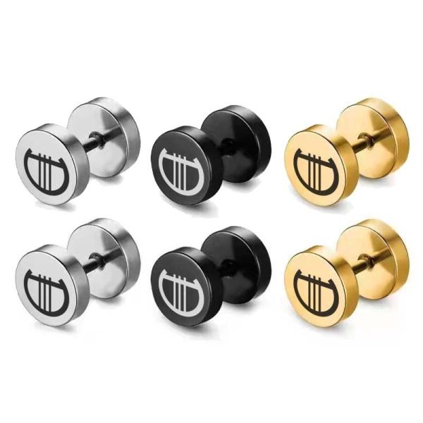 商品名:  3 Pairs Set Greek Myth Apollo God Of Prophecy And Oracles. Symbol Stainless Steel Men Women Jewelry Surgical Steel...