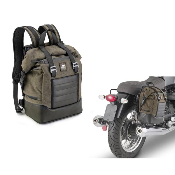 商品名:  Kappa Moto Motorcycle Saddlebag Side Bags Backpack CAFE RACER 17LTR WATERPROOF Fit To BMW R NINE T 1200 &amp; R Ni...