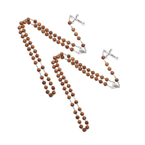 商品名:  Toddmomy Rosary Bracelet Christmas Necklace 2pcs Cross Necklace Bead Alloy Christmas Rosary Necklace Jesus Neck Ch...