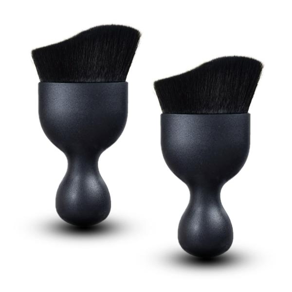 商品名: Sodcay 2個 カーディテーリングブラシ 車内清掃ソフトブラシ 自動車用エアコンブラシ カーブデザイン 埃 埃 清掃ブラシ 通気口 ダッシュボード エンジン コンピューターのクリーニング用 (ブラック) Sodcay 2 PC...