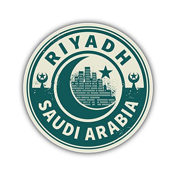 商品名:  Riyadh Saudi Arabia Travel Emblem Car Bumper Sticker Decalブランド: 商品サイズ: 5'' - longer side商品番号: 色: Multicolor素材: Vin...
