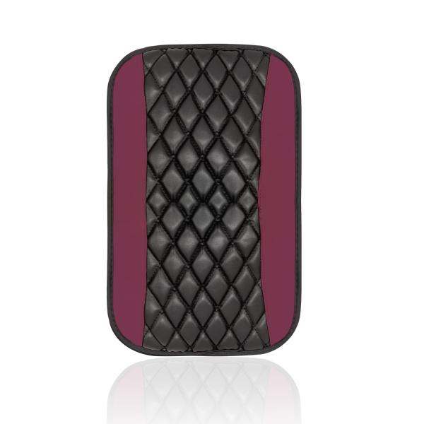 商品名: HAOBO 自動車センターコンソールパッド カーセンターコンソールクッションパッド レザー防水アームレストシートボックスカバープロテクター 車内保護アクセサリー ほとんどの車 トラック SUV用 (パープル) HAOBO Auto...