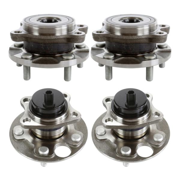 商品名:  AutoShack Set of 4 Front and Rear Wheel Hub and Bearing Assemblys with ABS Replacement for 2008 2009 2010 2011 201...