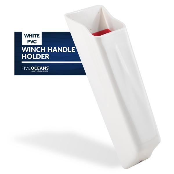 商品名: Five Oceans ウィンチハンドルホルダー UV安定性 非腐食性 ホワイトポリ塩化ビニル セルフドレインシステム 長さ11-1/2インチ - FO4687 Five Oceans Winch Handle Holder, U...