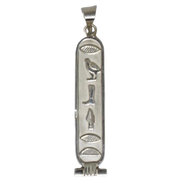商品名:  FAMA.store Customize Personalized pendant Egyptian Cartouche Necklace Sterling Silver one Side Translate into Hier...
