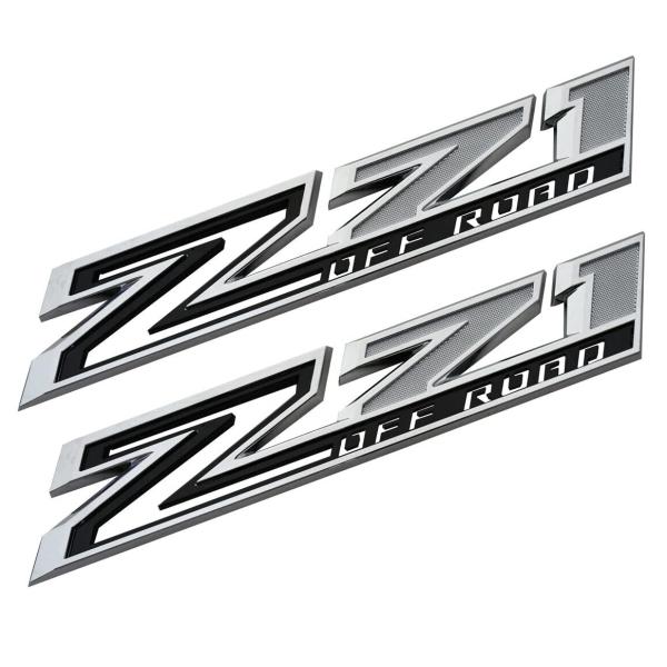 商品名:  2pack 2019-2023 OEM Z71 Off Road Emblems Side Fender Decals Badges Compatible with fits Silverado Offroad Parts 84...