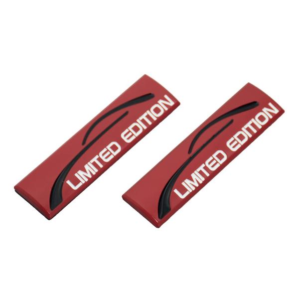 商品名:  2X Limited Edition Badge Nameplate Metal Fender Sticker Fit for Trunk Hood Door Tailgate (Red)ブランド: Generic高さ: 13....
