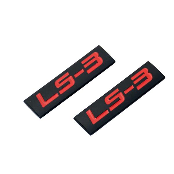商品名:  2X 3D Metal LS-3 Emblem Badge Deacl Sticker Fit for Car SUV Auto Truck (Black Red)ブランド: Generic高さ: 0.254cm横幅: 0.25...