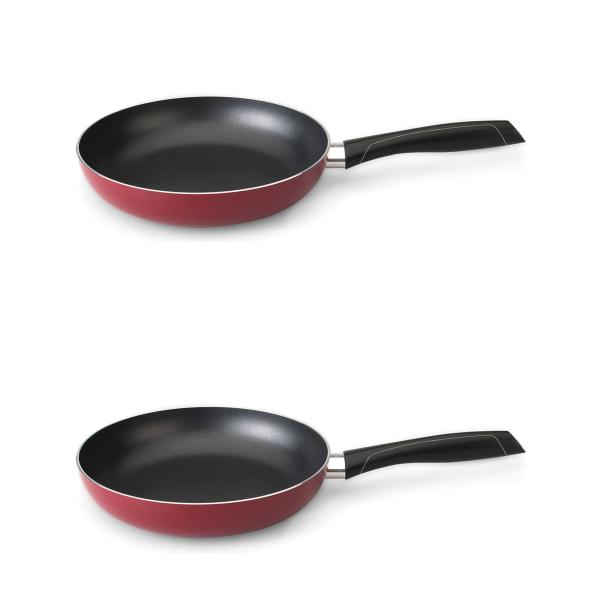 商品名:  Berghoff Geminis 2Pc Non-stick Fry Pan Set, Ferno-Green Non-Toxic Coating, Stay-cool PP Handle, Redブランド: Berghoff商...
