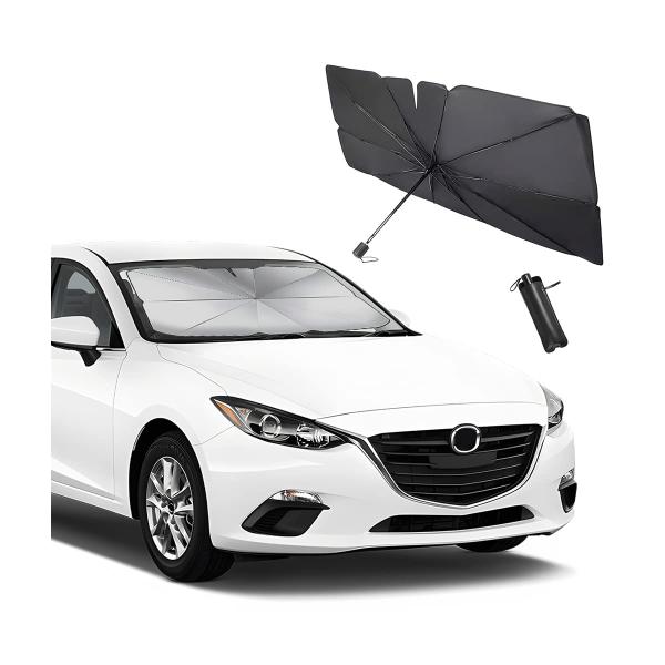 商品名:  8sanlione Car Windshield Sun Shade, Folding Auto Sunlight Shield for Front Window, Vehicle Heat Protection Umbrell...