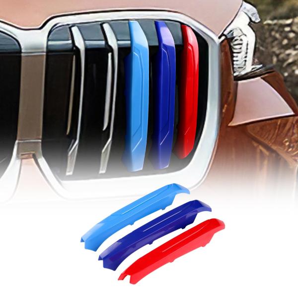 商品名:  KUNGKIC Front Grill Insert Trim Strips for BMW X1 U11 iX1 Exact Fit Cover Exterior Accessories Sport Style For 202...