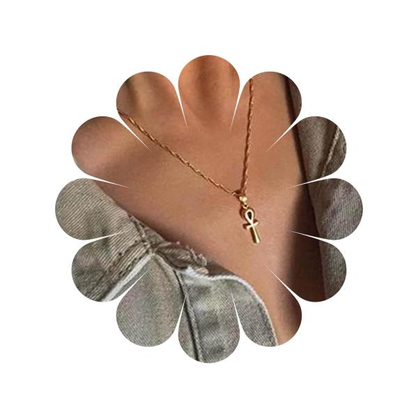 商品名: Allereyae ヴィンテージ フェミニストネックレス ジェンダーシンボル ペンダントネックレス ゴールド フェミニスト ホールマーク ネックレス チョーカー ゴールド ミニマル ネックレス ジュエリー レディース ガールズ (...