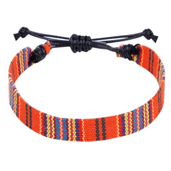 商品名:  Link Bracelets for Women Girl Trendy- Strand Color Rope Woven Bohemia Adjustable Boho Surfer For Men Women Thin St...