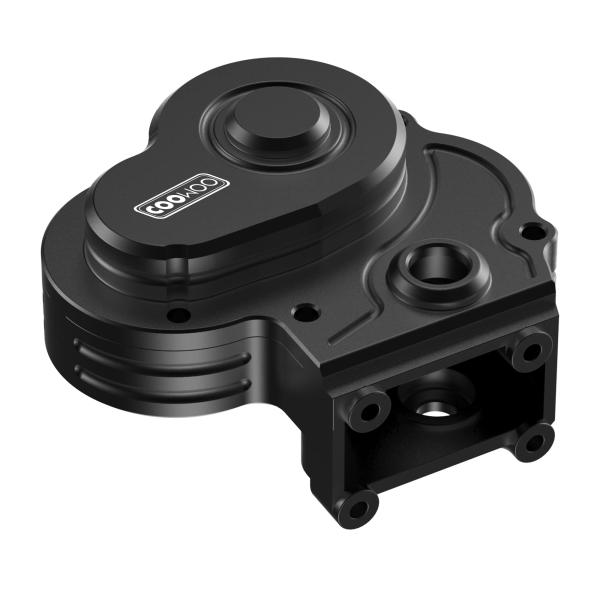 商品名: COOWOO アルミ合金ギアボックスハウジングアップグレードパーツ 1/18 UTB18 RCクローラー用 CNC加工 直接フィット交換用 ストックプラスチックパーツ ブラック COOWOO Aluminum Alloy Gear...