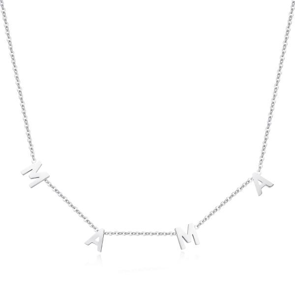 商品名:  COTATI Mom Necklace Mama Gift from Daughter - Mothers Day Adjustable Cube Choker Sweater Chain for Women (45cm/17....