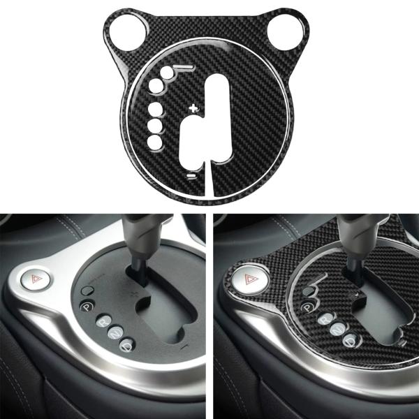 商品名:  NVCNX Real Premium Carbon Fiber Car Automatic Transmission Gear Shift Box Panel Frame Central Control Cover Interi...