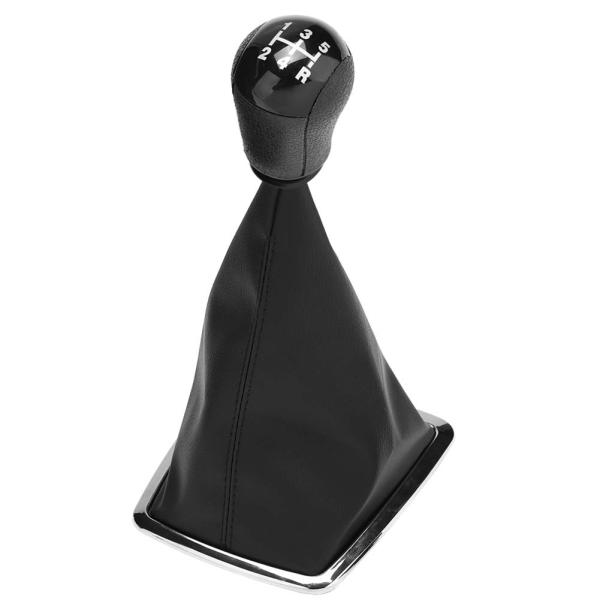 商品名: AMONIDA ギアスティックシフトノブ 5速ギアスティックシフトノブとゲートルブーツカバー MK2 2004~2008用 人工レザーとプラスチック ブラック AMONIDA Gear Stick Shift Knob，5 Spe...