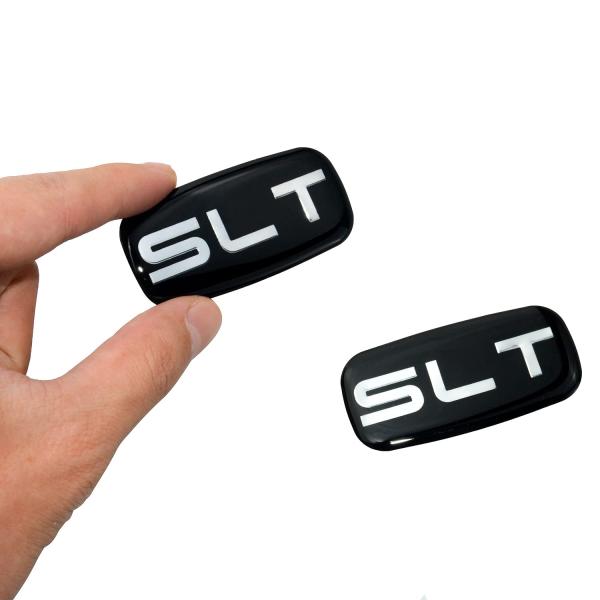 商品名:  2Pc SLT Cab Emblem Badge Logo Roof Pillar Replacement for 02-07 Yukon Suburban Sierra 03 04 (Chrome Black)ブランド: Ge...