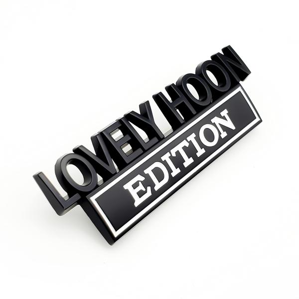 商品名:  Lovely Hoon Car Edition Emblem 3D Stickers for Auto Fender Bumper, Cool Badge Decoration Decal for Men and Women, ...