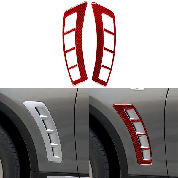 商品名:  ?NVCNX Real Premium Carbon Fiber Car Front Door Sides Fender Air Vent Outlet Frame Cover Trim Exterior Accessories...