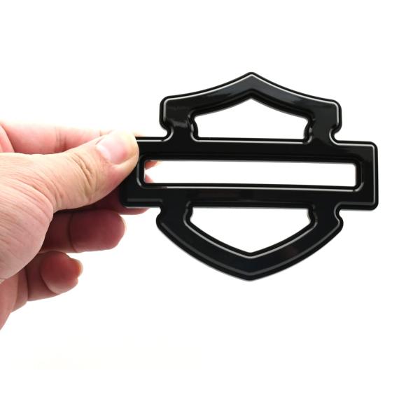 商品名:  1pc New Custom Badges Double Layer Emblems Replacement for Harley CVO Custom Tank Emblems (Glossy Black)ブランド: DUNS...