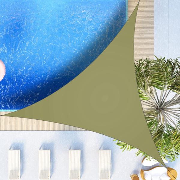 商品名:  TeqHome Triangle Sun Shade Sail Canopy, Permeable Pergolas Top Cover UV Block Fabric Awning for Patio Outdoor Lawn...