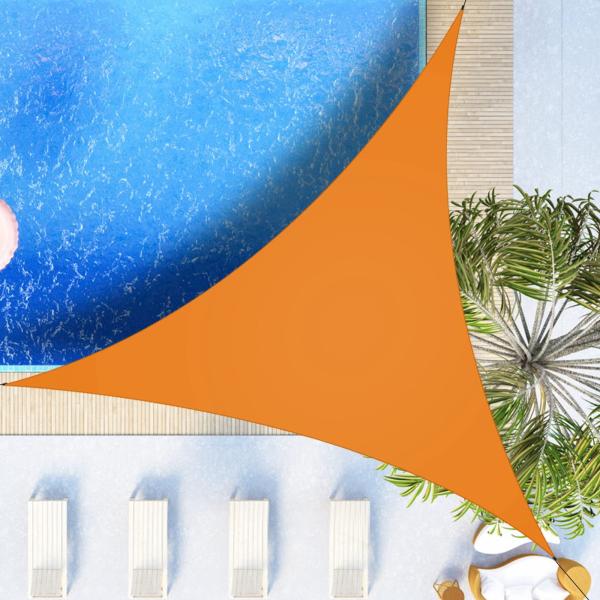 商品名:  TeqHome Triangle Sun Shade Sail Canopy, Permeable Pergolas Top Cover UV Block Fabric Awning for Patio Outdoor Lawn...