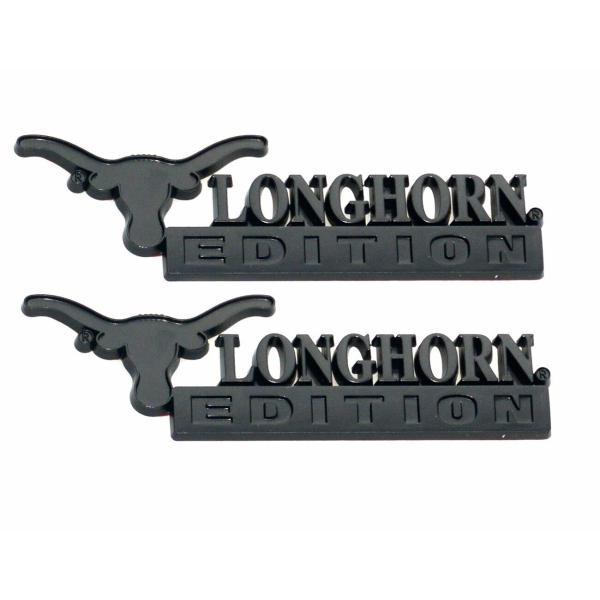 商品名:  2Pc Texas Longhorn Edition Emblem Logo Auto Truck Badge Sticker Decal Replacement for Universal Vehicle, Car, Truc...
