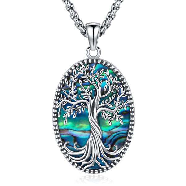商品名:  Tree of life Necklace for women mom men Valentines Day gifts mother Daughter grandmother wife grandma celtic green...