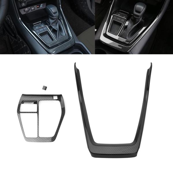 商品名:  x xotic tech Inner Full Set Center Console Gear Shift Transmission Box Frame Cover Trim, ABS Carbon Fiber Pattern,...