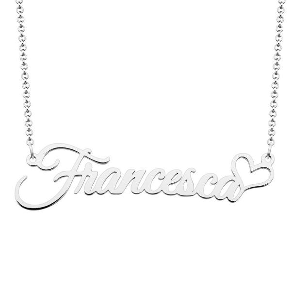 商品名:  charmed amazing Personalized Name Necklace Stainless Steel Silver Plated Nameplate Necklace Custom Name Necklace P...