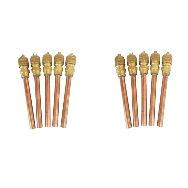 商品名: SEALIN-PRO フレオンサービスアクセスバルブ シュレーダーシステム 真空1/4インチ SAE 1/4インチ OD 2.95インチ AC HVAC 冷蔵庫 10個 SEALIN-PRO 10pcs Freon Service...