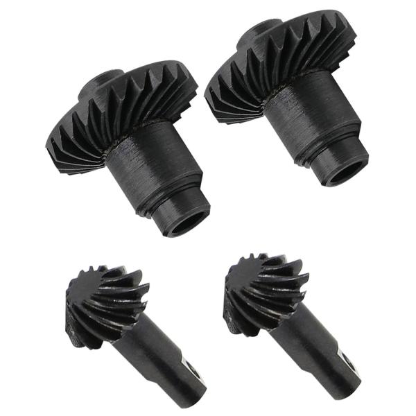 商品名: HopsupRC 24T/12T アルミニウムスチール ヘリカルギア アップグレードパーツ 1/18 TRX4M フロント&amp;リアアクスル用 2個 24T/12T 合金スチール ヘリカルギアセット ホップアップ hopsup...