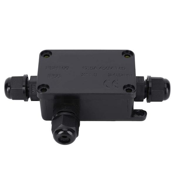 商品名:  Junction Box Outdoor Electrical Box Waterproof Terminal Junction Box 1 in 2 Plug Cable Dustproof DIY Electrical Pr...