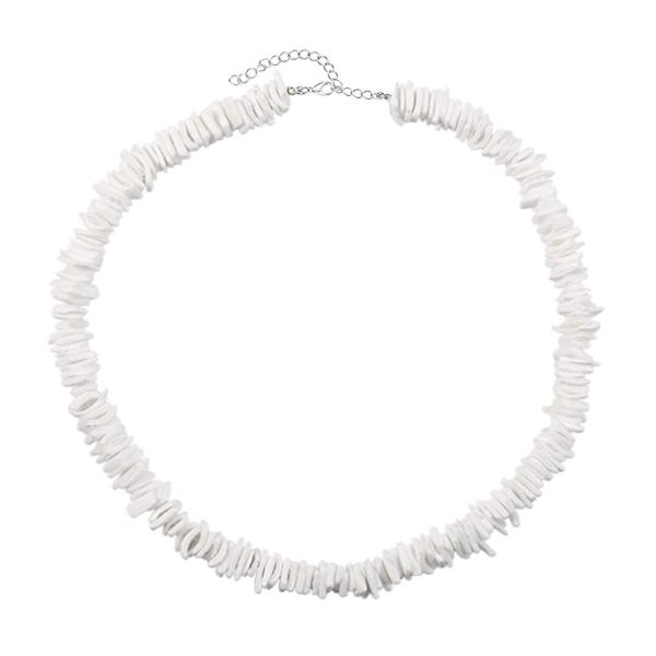 商品名:  Long tiantian White Puka Shell Necklace Bracelet Set Conch Clam Chips Hawaiian Surfer Seashell Necklaces Choker Je...