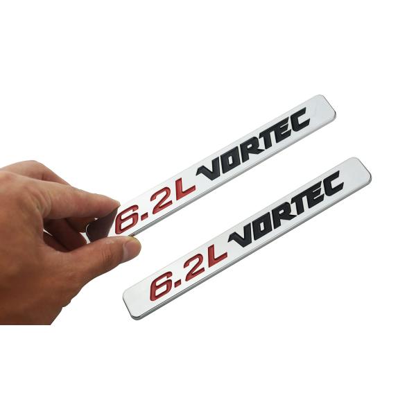 商品名:  2Pc 6.2L Vortec Hood Emblems Engine Badge 3D Decal Nameplate Logo (Chrome)ブランド: Generic高さ: 21.59cm横幅: 6.604cm奥行: 0...