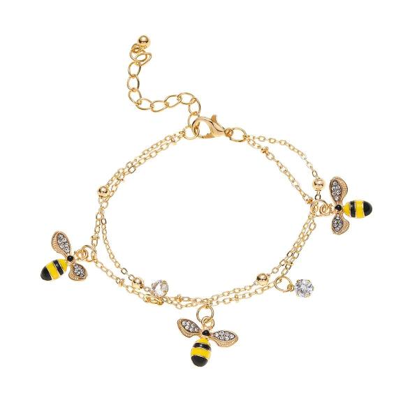 商品名:  Charm Bracelet Beads for Women Men Little Bee Bracelet Adjustable Chain Jewelry Gift For Women Girls Gifts Exquisi...