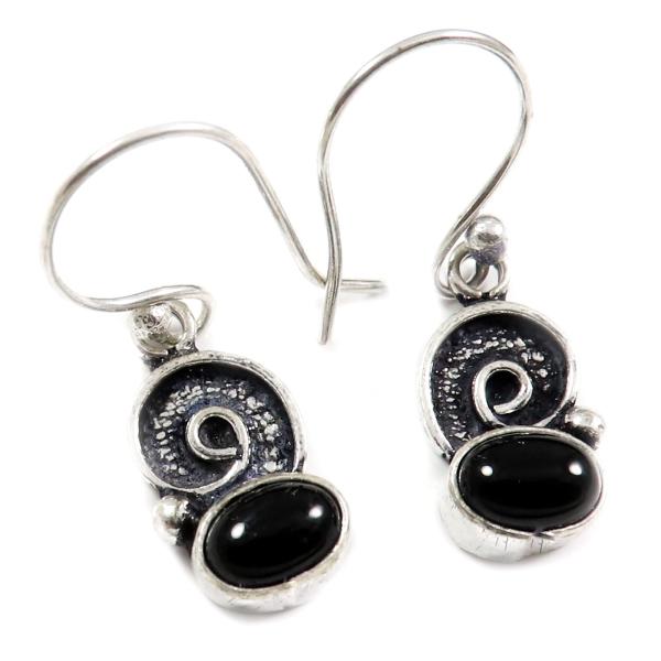 商品名:  Goyal Exports Black Onyx Gemstone 925 Sterling Silver Drop/Dangle Earring Jewlery SEG159Cブランド: Generic商品番号: 色: Bla...